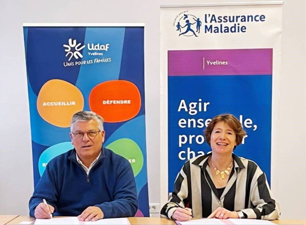 Signature d’une convention entre l’Udaf, la Cramif et la CPAM des Yvelines